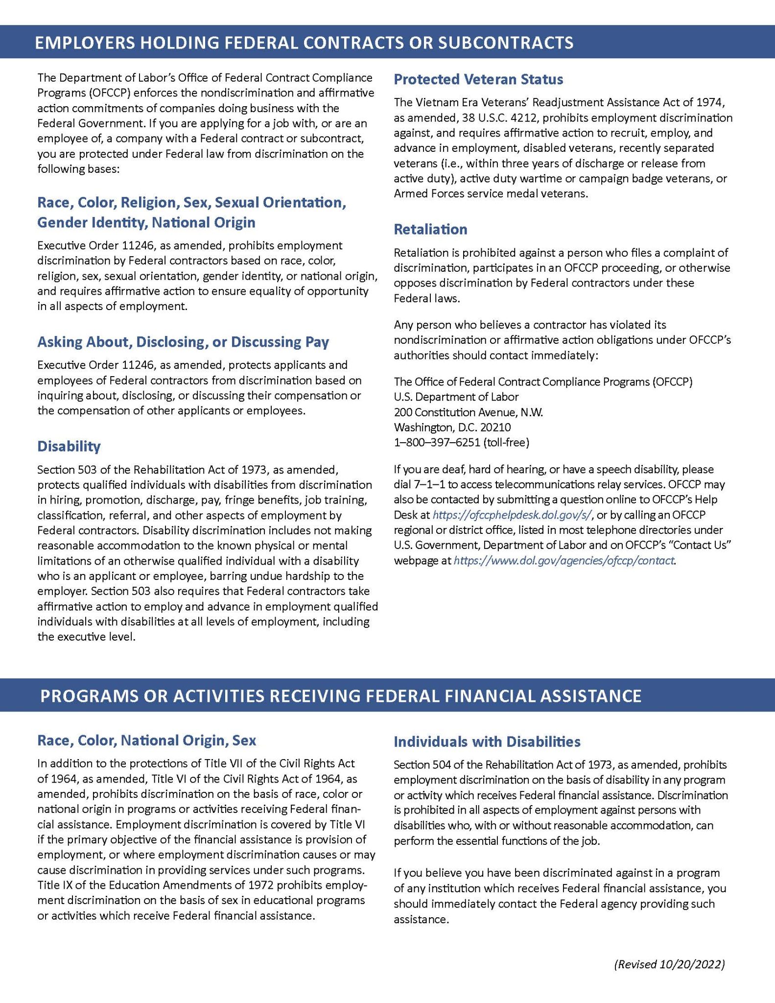 EEOC Poster Revised - by Norman A. Mott, III - D'Arcy Vicknair