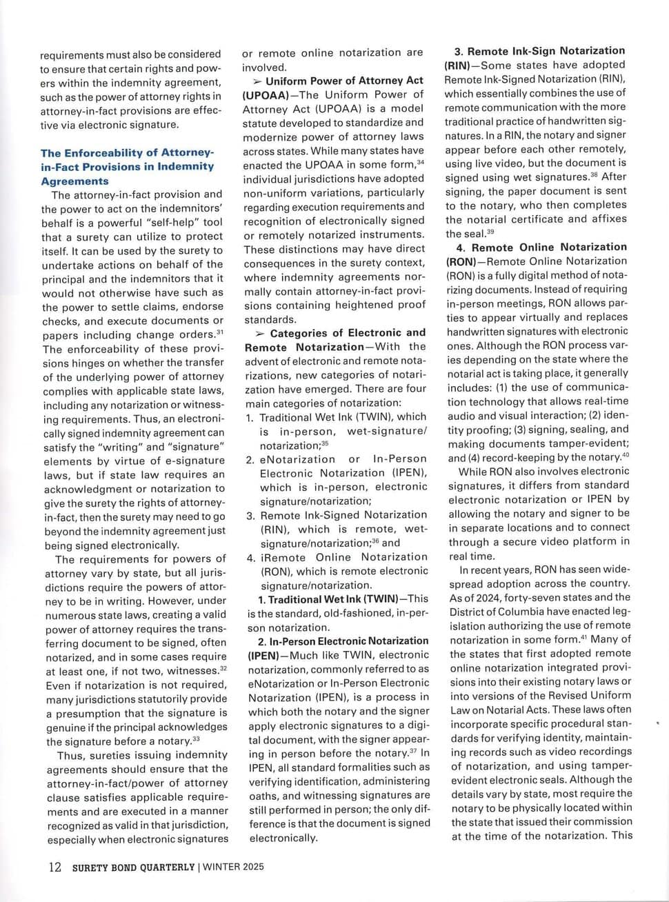 Adrian D'Arcy and Ashley Robinson Co-Authored "Electronic Signatures ...